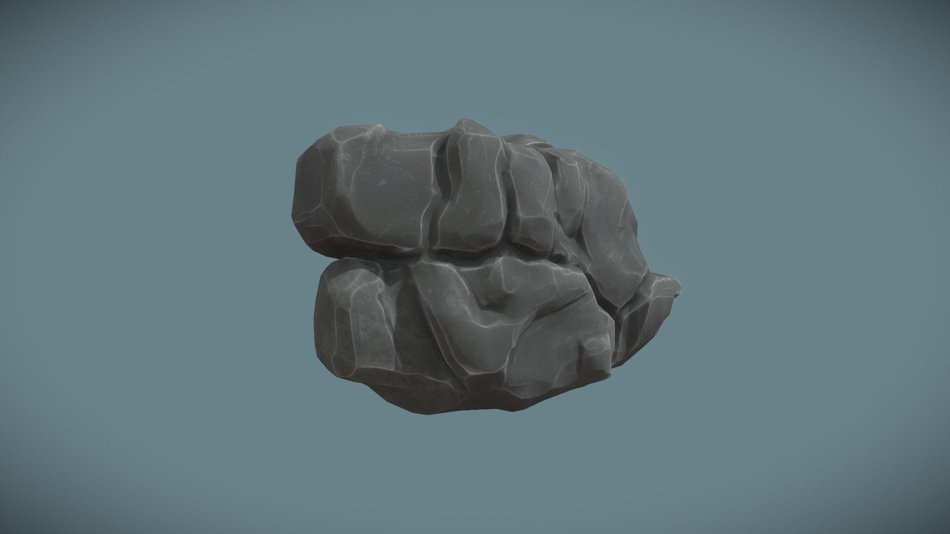 One More Stylized Rock - Game-Ready / Free - Download Free 3D model by ...