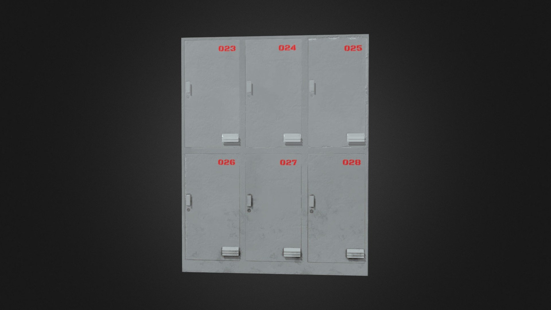 School Locker - Download Free 3D model by eskethot [e6bc50e] - Sketchfab