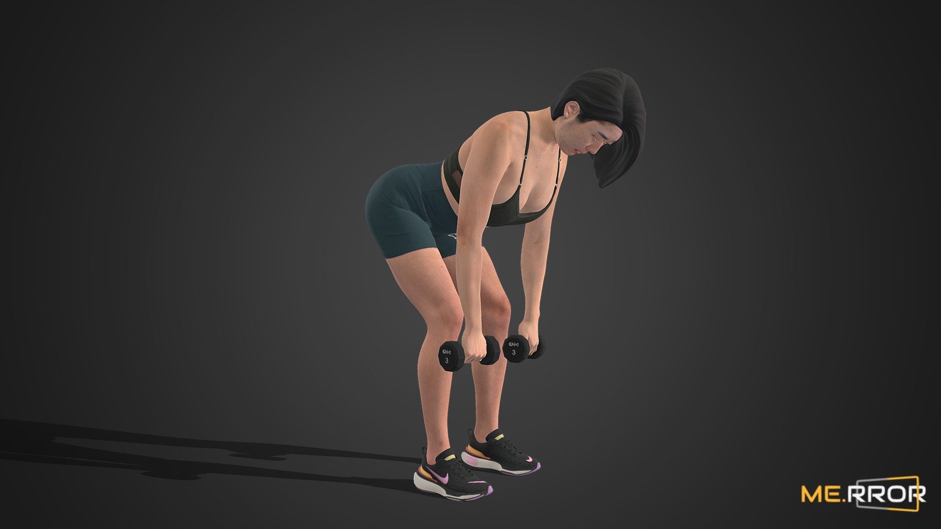 [Game-Ready] Asian Woman Scan_Posed 15 - Buy Royalty Free 3D model by ME.RROR Studio (@merror ...