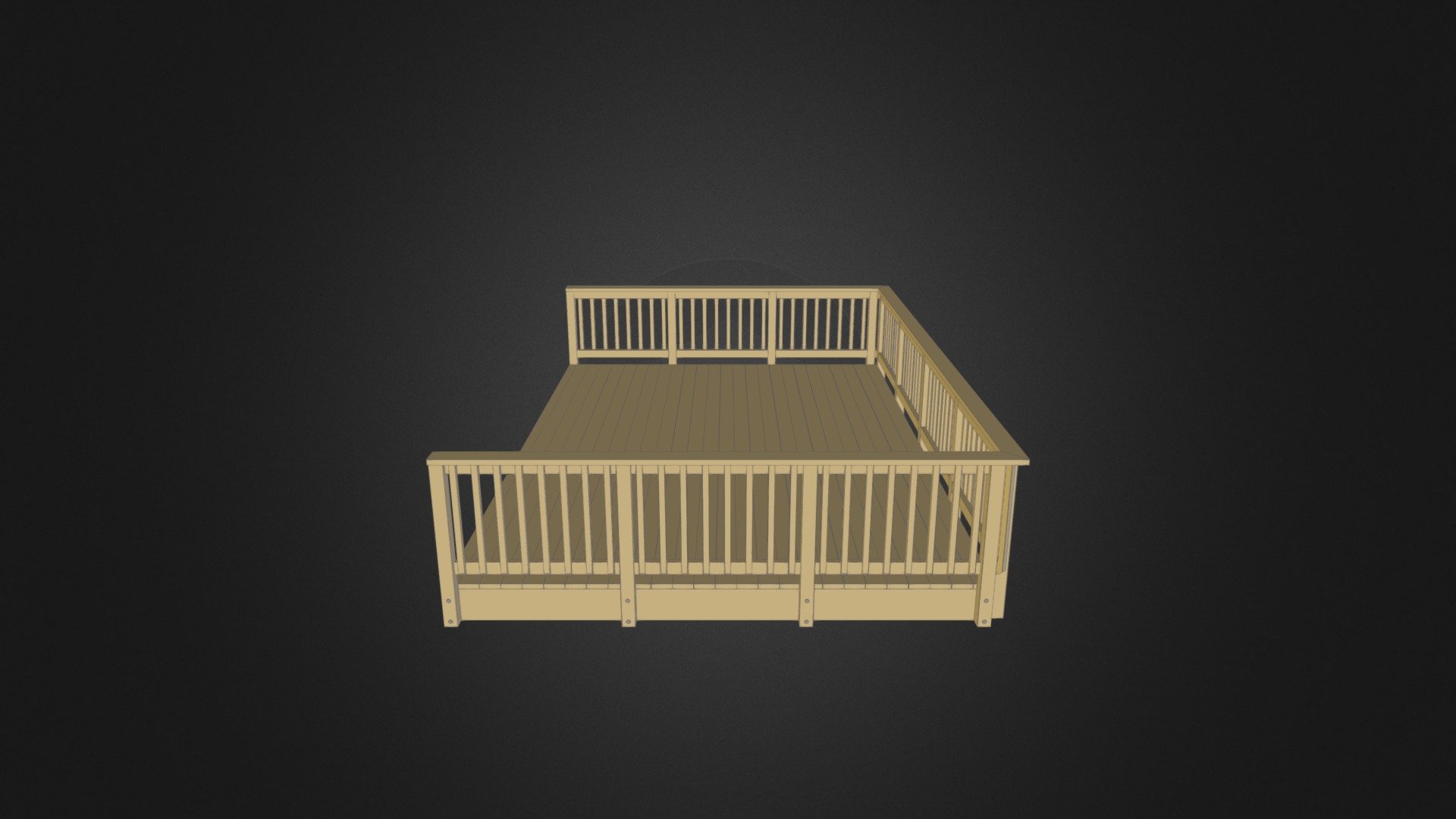 12x16 - 3D model by decks.com [e6c2863] - Sketchfab