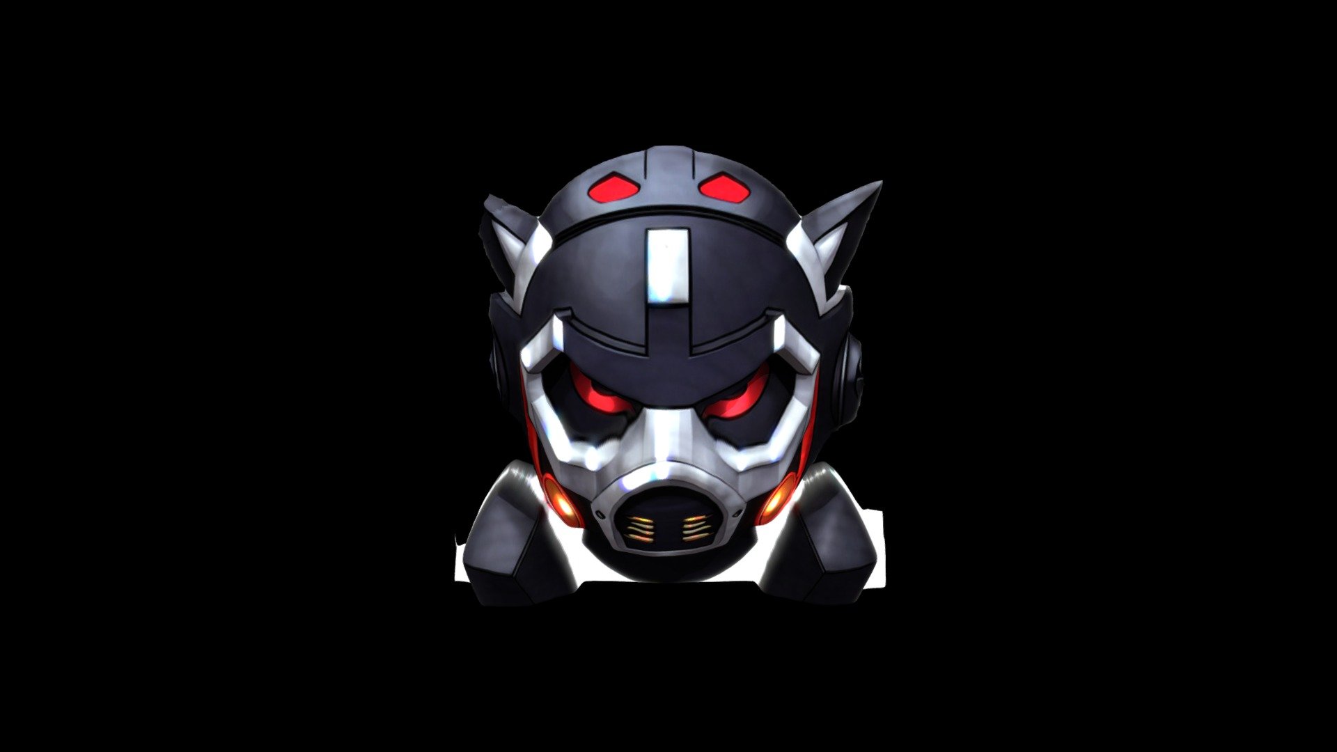 Helmet Mask Robot Cartoon 1552 - Download Free 3D model by klrxyz ...