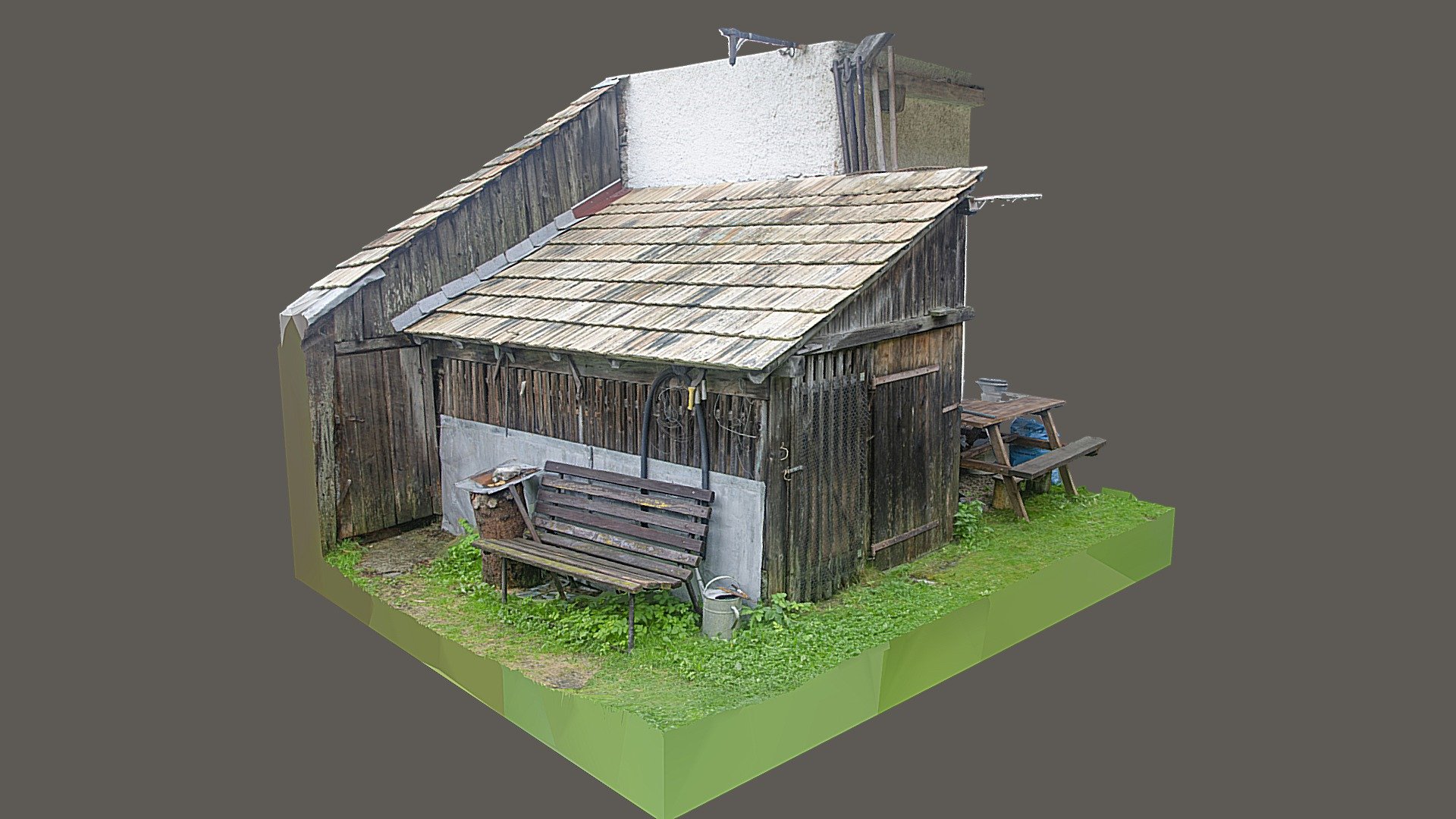 Old wooden shack - Buy Royalty Free 3D model by Оrрндп ЯТG (@orphanrtg ...