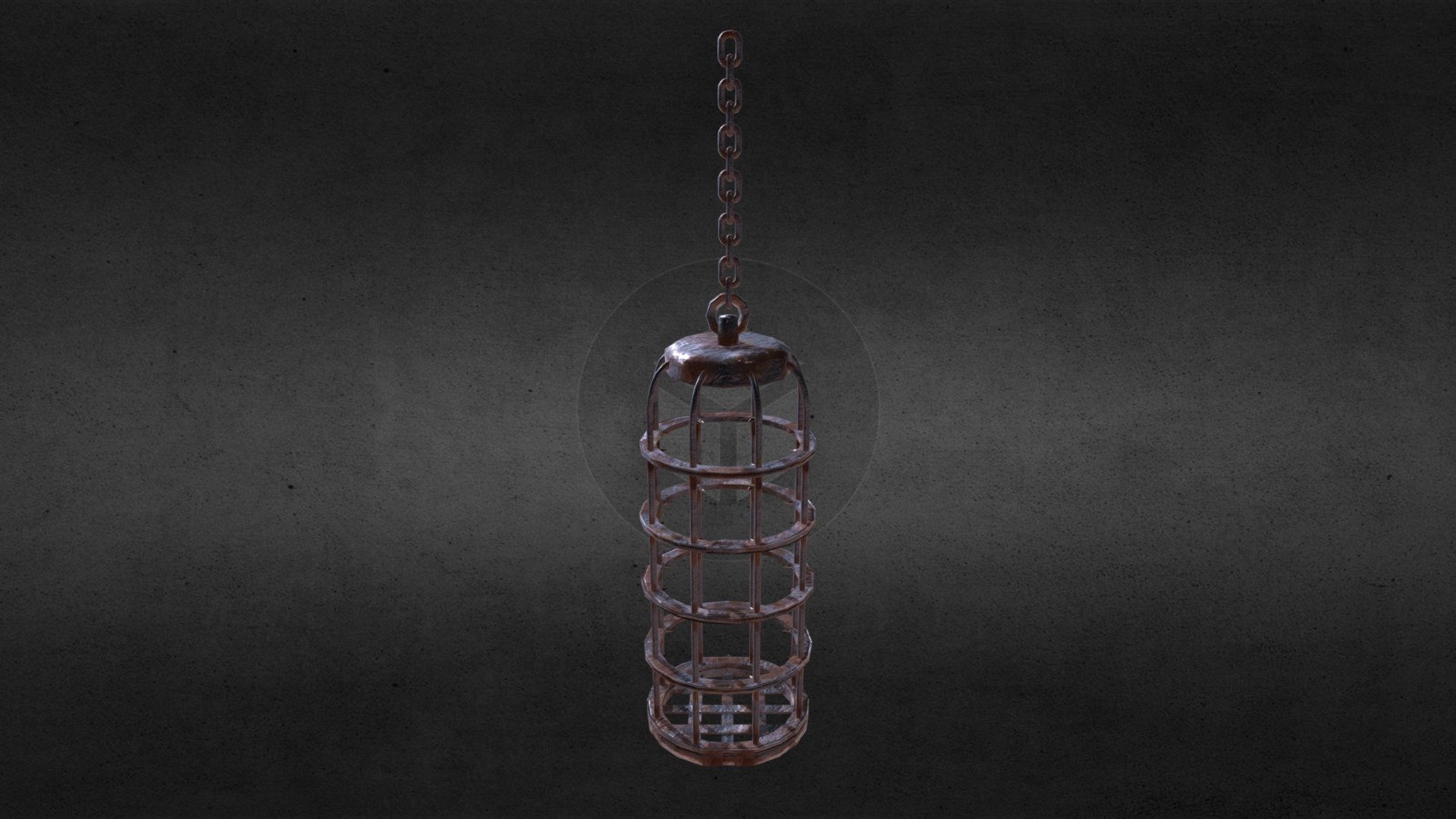 Iron Cage Prop - 3D model by scrubby [e6c9369] - Sketchfab