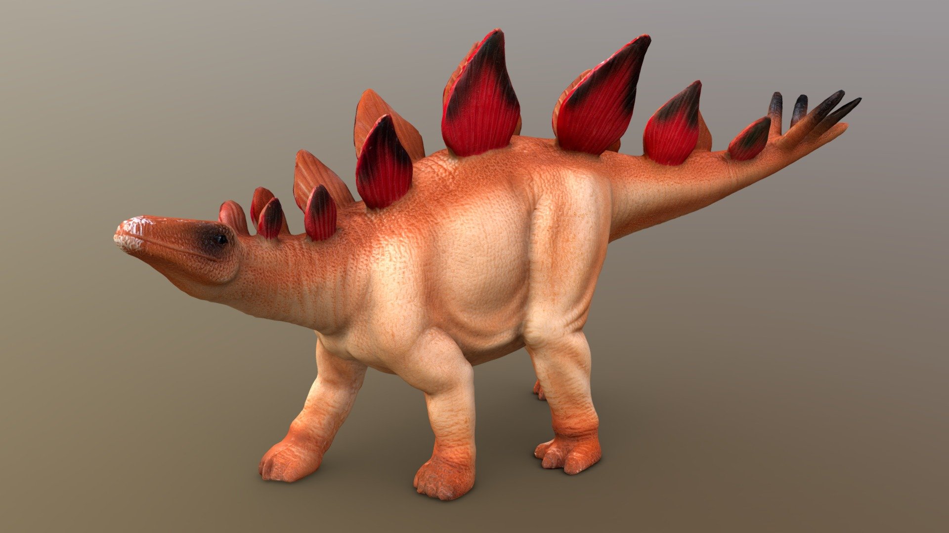 Stegosaurus figure - 3D model by donlk [e6cc6f7] - Sketchfab