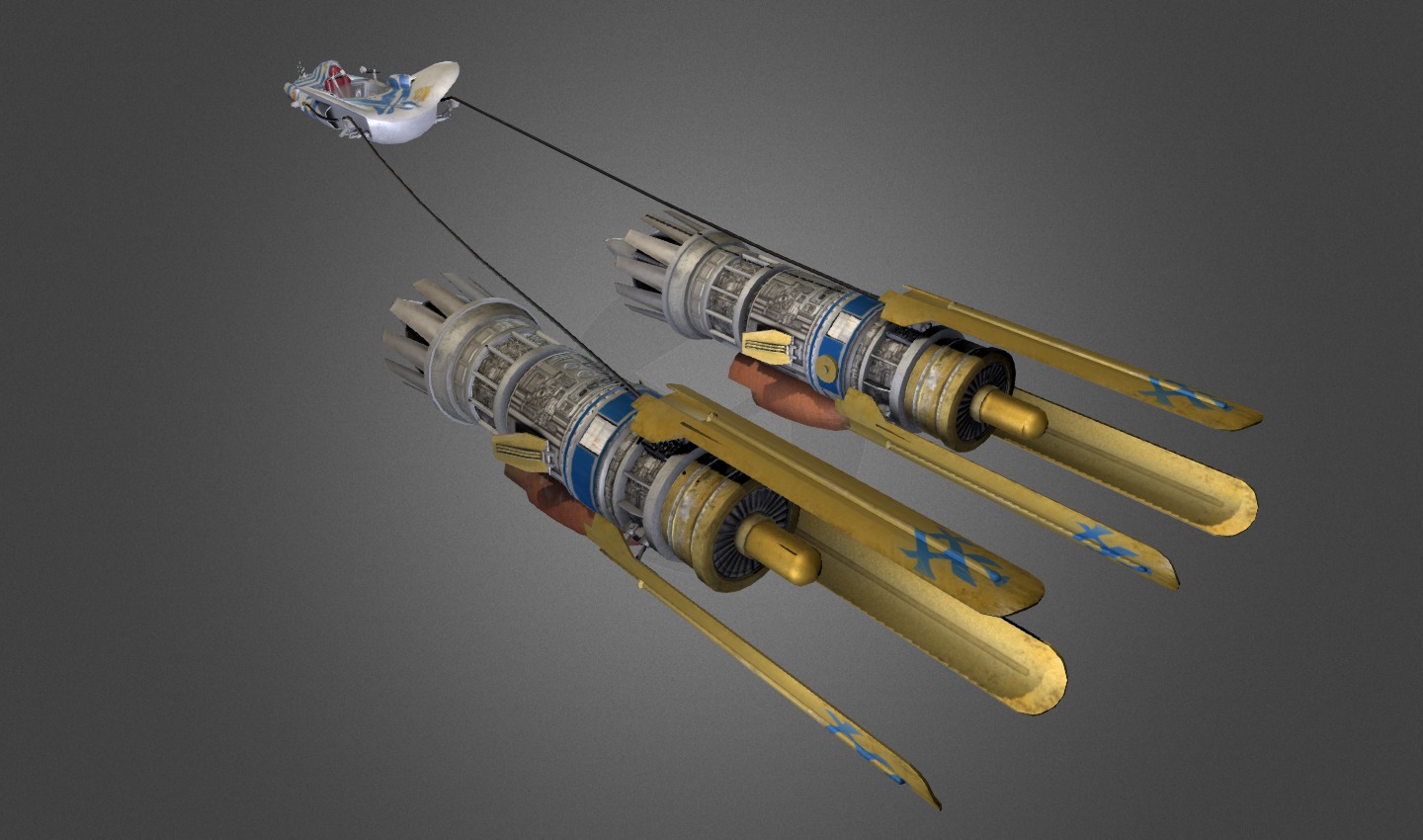 Anakin Skywalker's Podracer - StarWars - 3D model by Jessica Verger ...