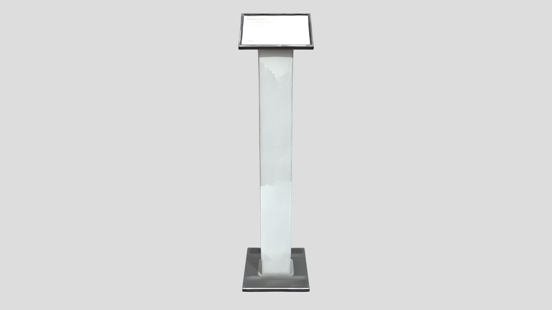 Info stand with tablet - Download Free 3D model by RENALTO_F [e6cd204 ...