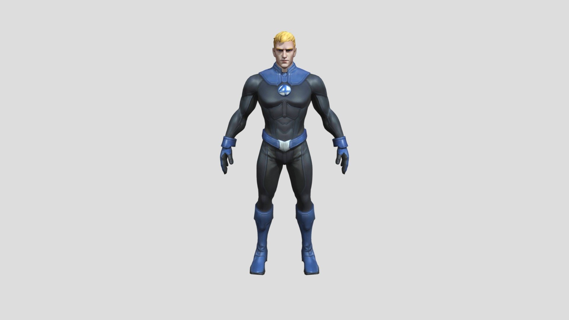 Human Torch(Textured)(Rigged) - Download Free 3D model by 3D MODELS ...