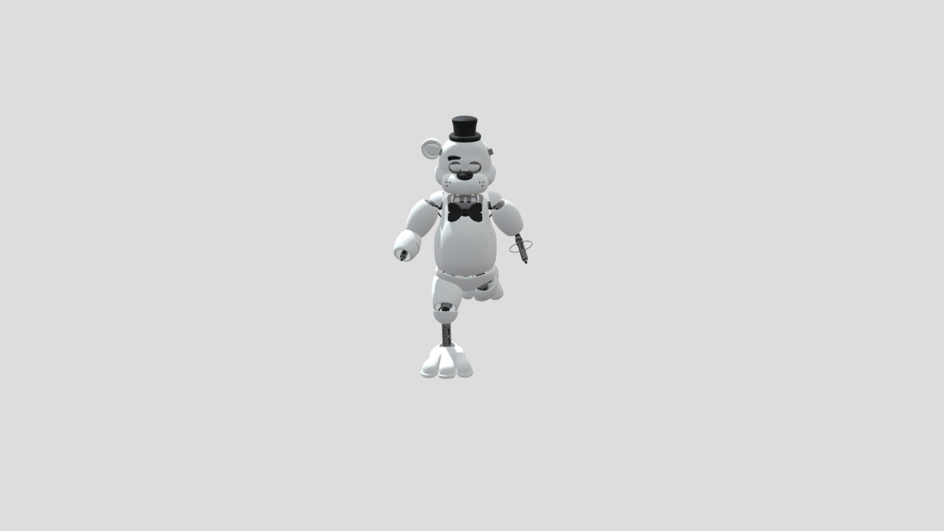 Ignited Freddy - Download Free 3D model by dwall8611 [e6d0520] - Sketchfab