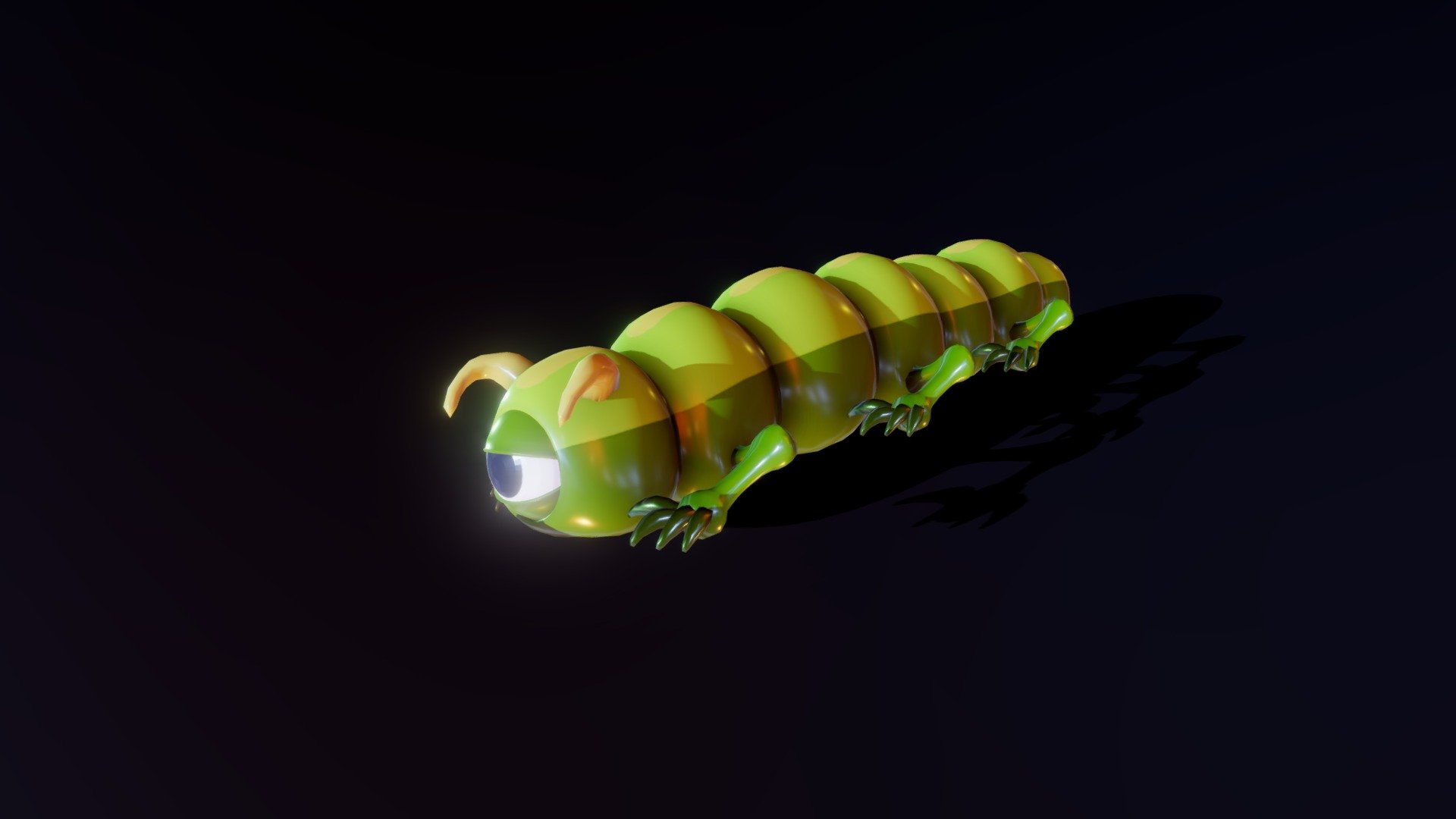 Caterpilar Monster - Buy Royalty Free 3D model by waimus [e6d1d69 ...