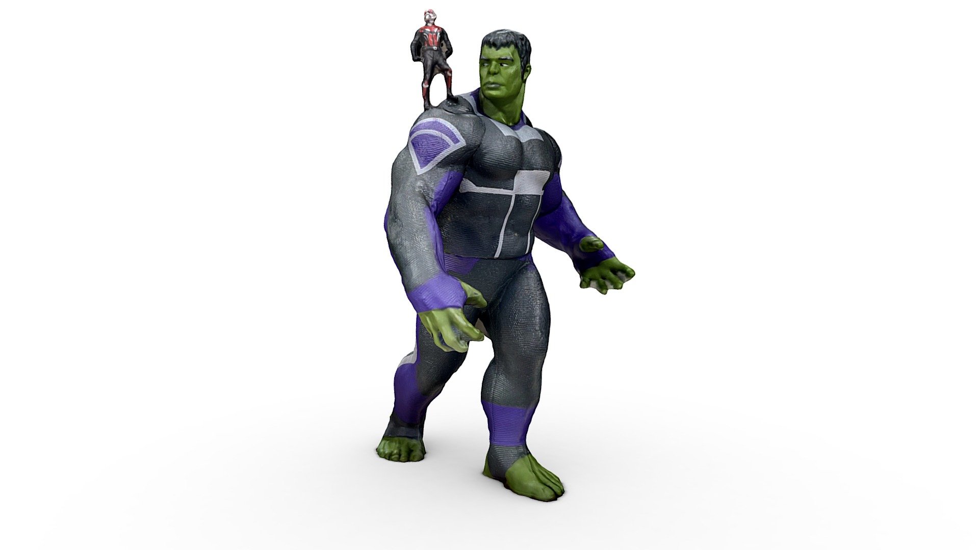 Avengers Hulk and Ant-Man Action Figure - 3D model by makeitmovemedia ...