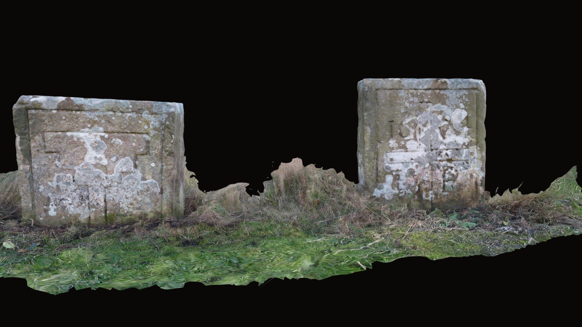 Dunbar, calvary cross graveslabs - 3D model by Gnomonsland [e6d4d95 ...