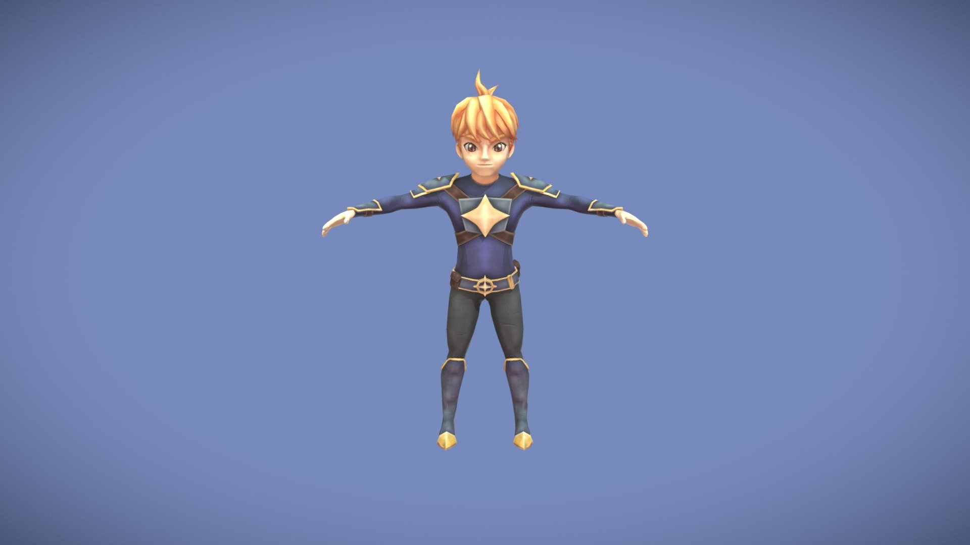 Character_ Low Poly_ Game Ready - Buy Royalty Free 3D model by ...
