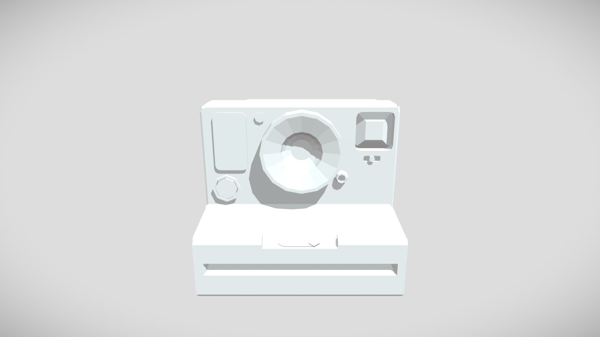 Lowpoly Polaroid - Download Free 3D model by Lucas Coutinho (@lucasctnh ...