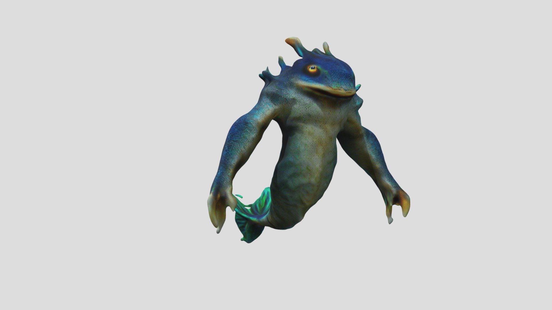 Mythical Water Creature - Download Free 3D model by WA7KVI [e6d7ad8 ...