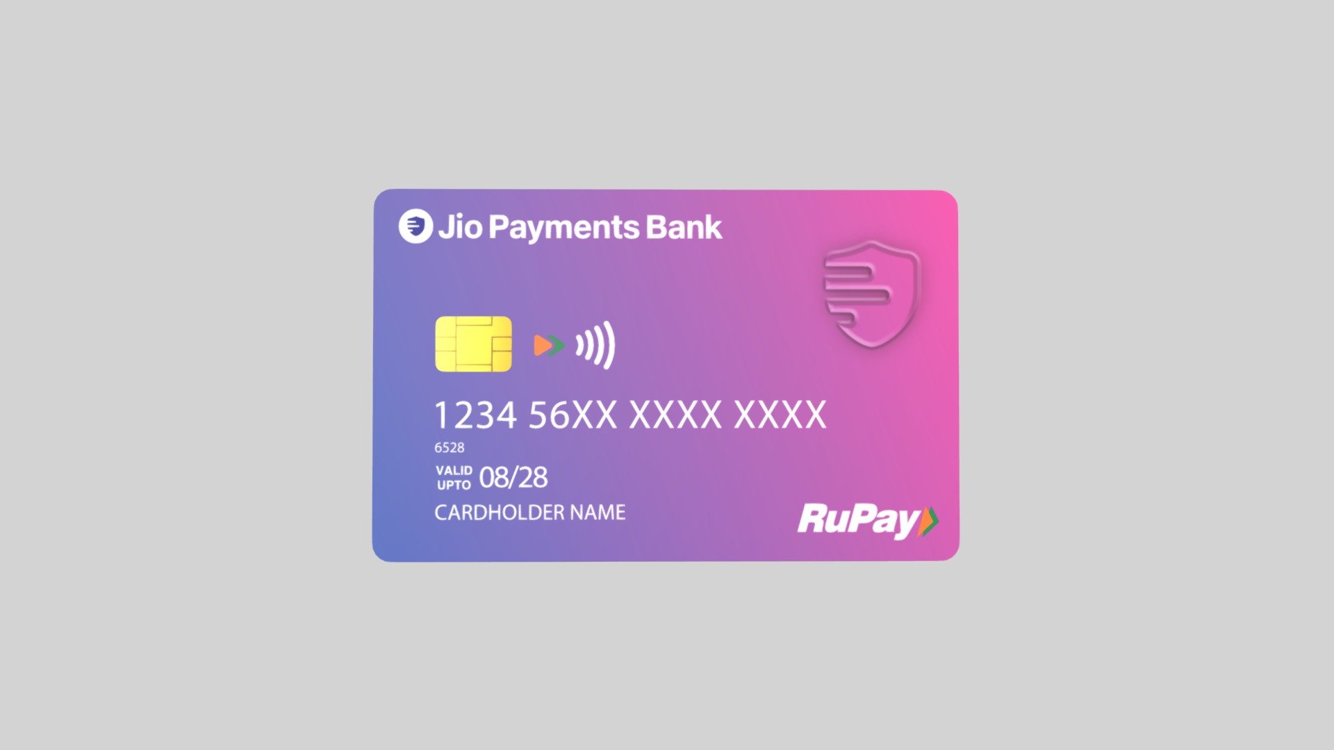 Jio Pink Blue Horizontal Card - 3D model by sainiharsh491 [e6db58a ...