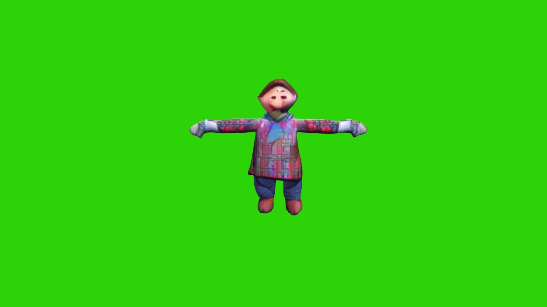 Tatay vinchu horror doll t pose fts 3d - Download Free 3D model by ...