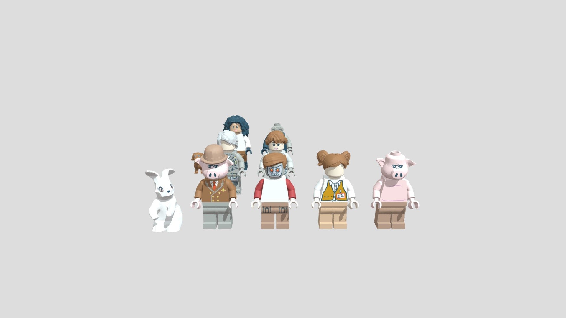 Lego Character pack Series 3 - Download Free 3D model by Fizzie_Fish ...
