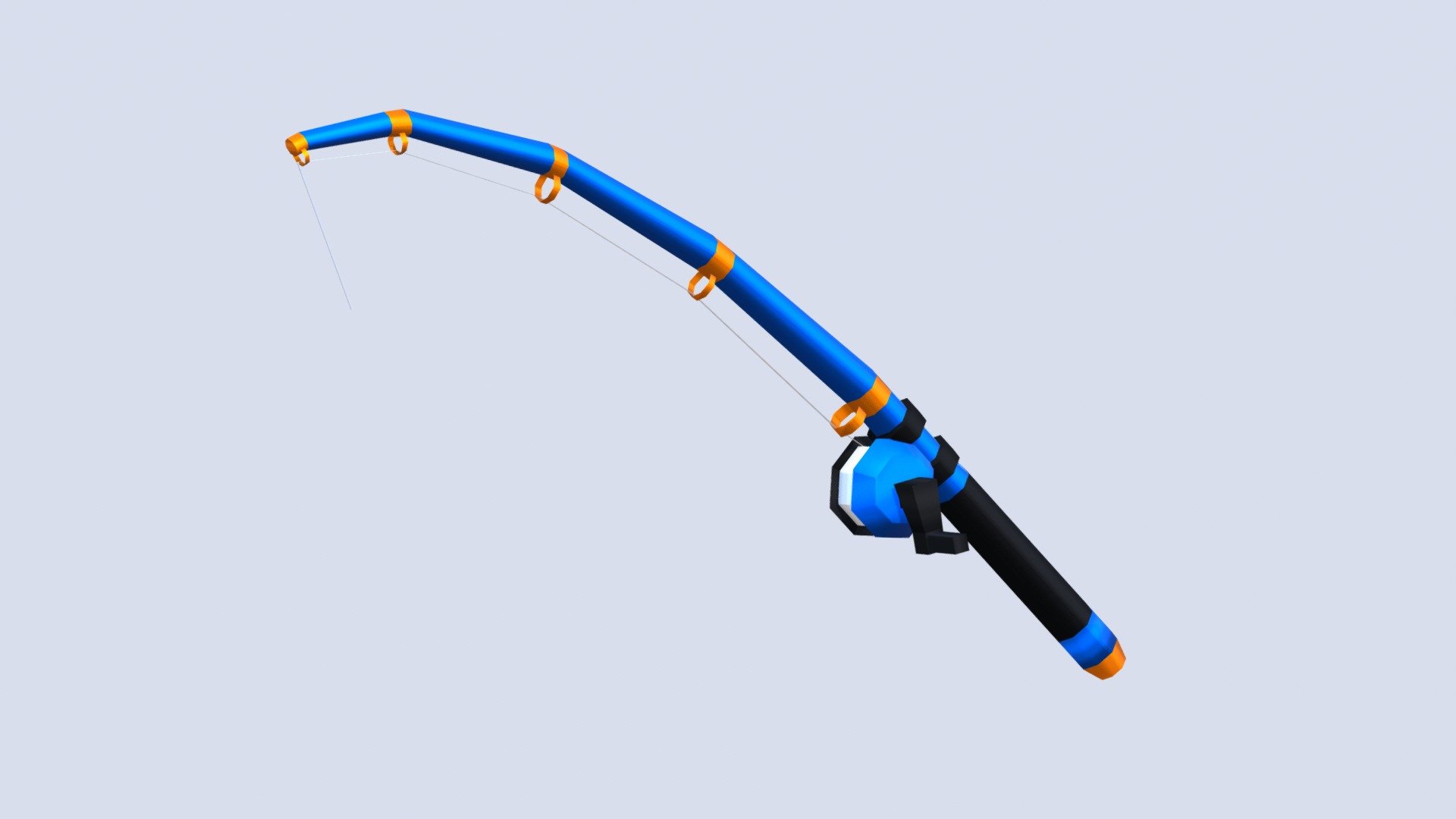 Fishing Rod - 3D model by Mailny Sama (@miku55120) [e6de707] - Sketchfab