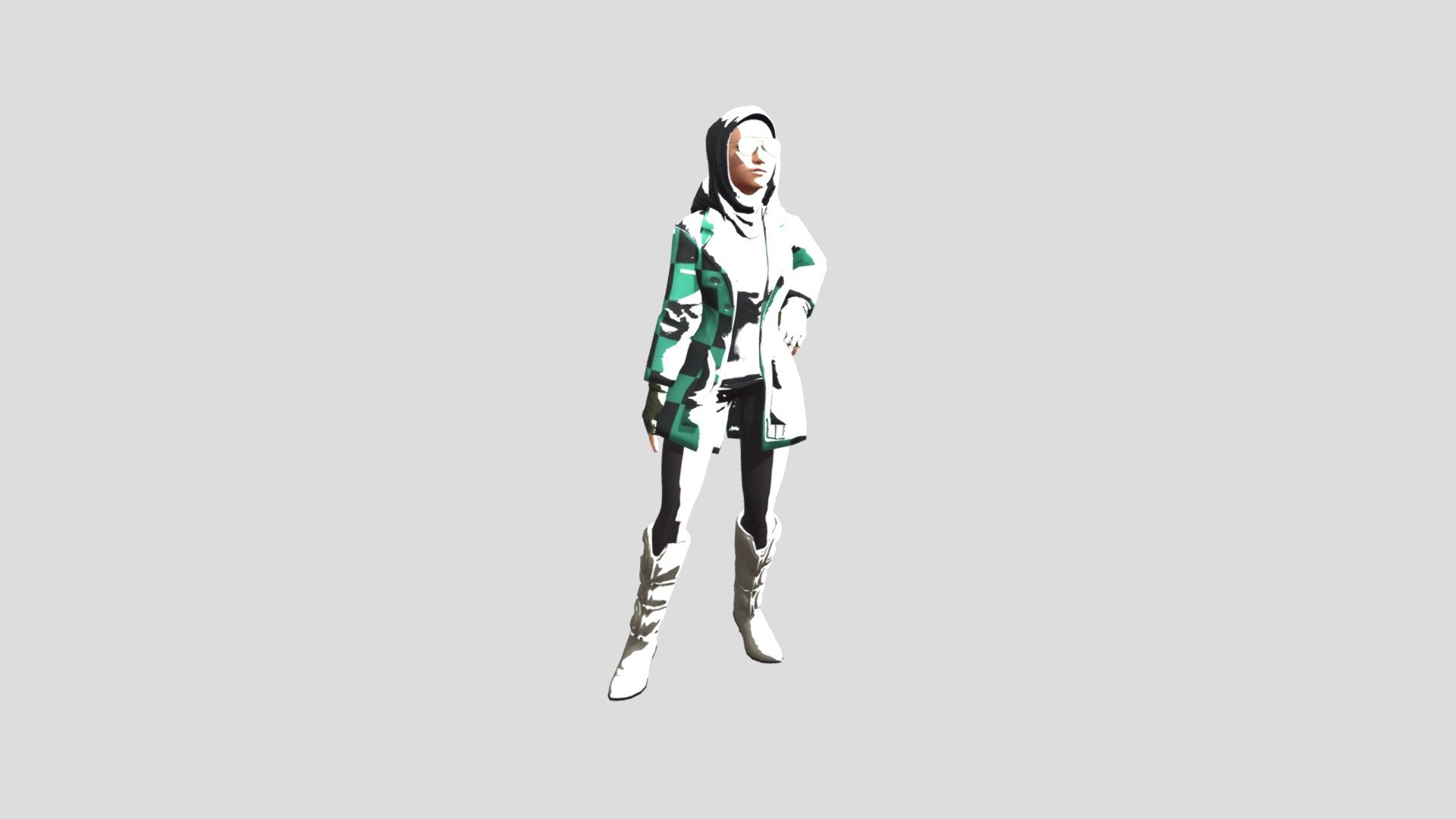 Khadijah Talking - Download Free 3D model by p125445 [e6df023] - Sketchfab
