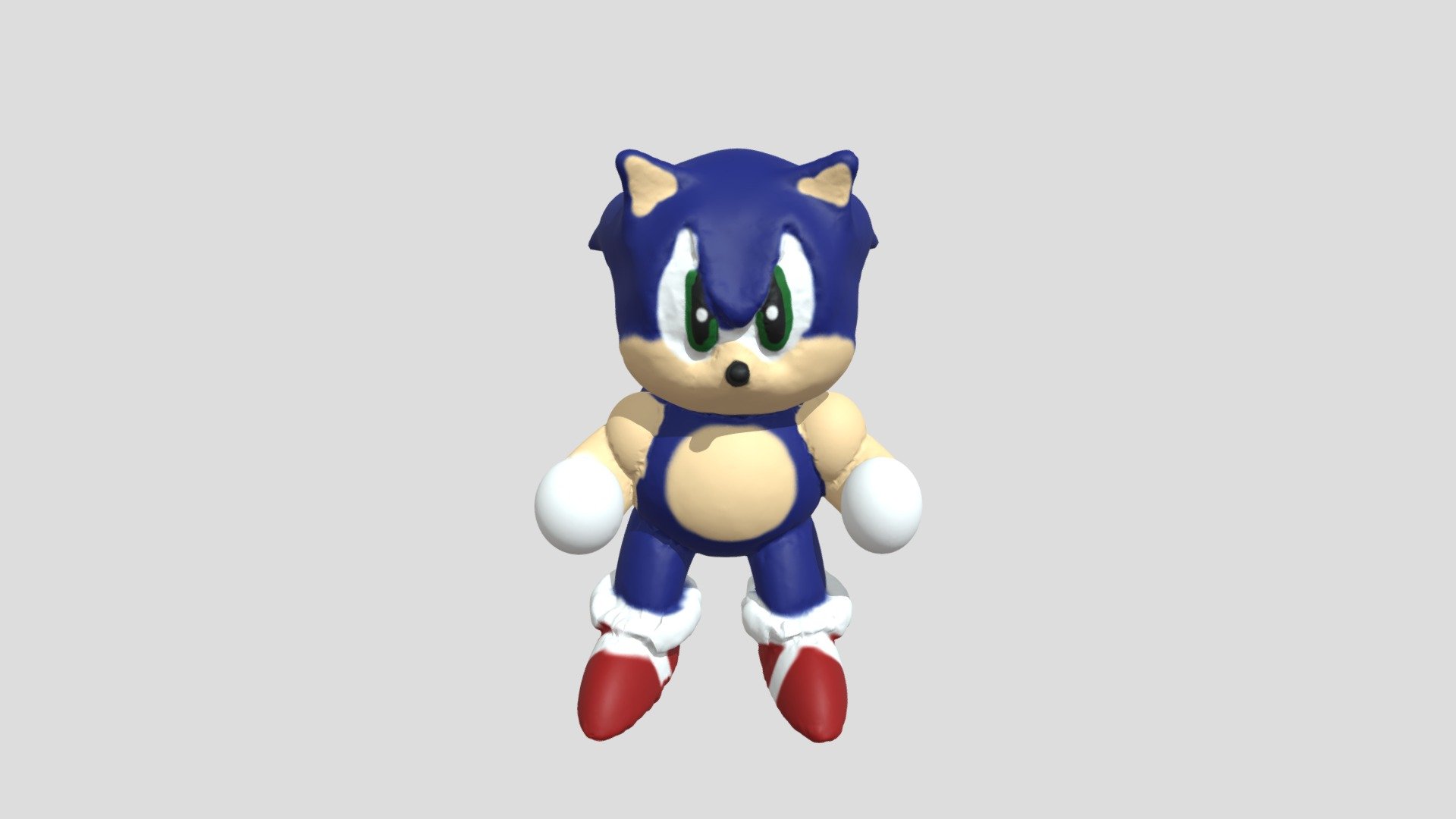 sonic model - Download Free 3D model by BONILMAU000 [e6df30c] - Sketchfab