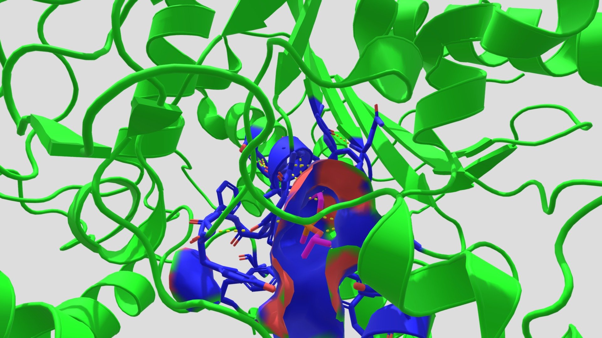 Acetylcholinesterase + Sarin - 3D model by jesshayes [e6e1610] - Sketchfab