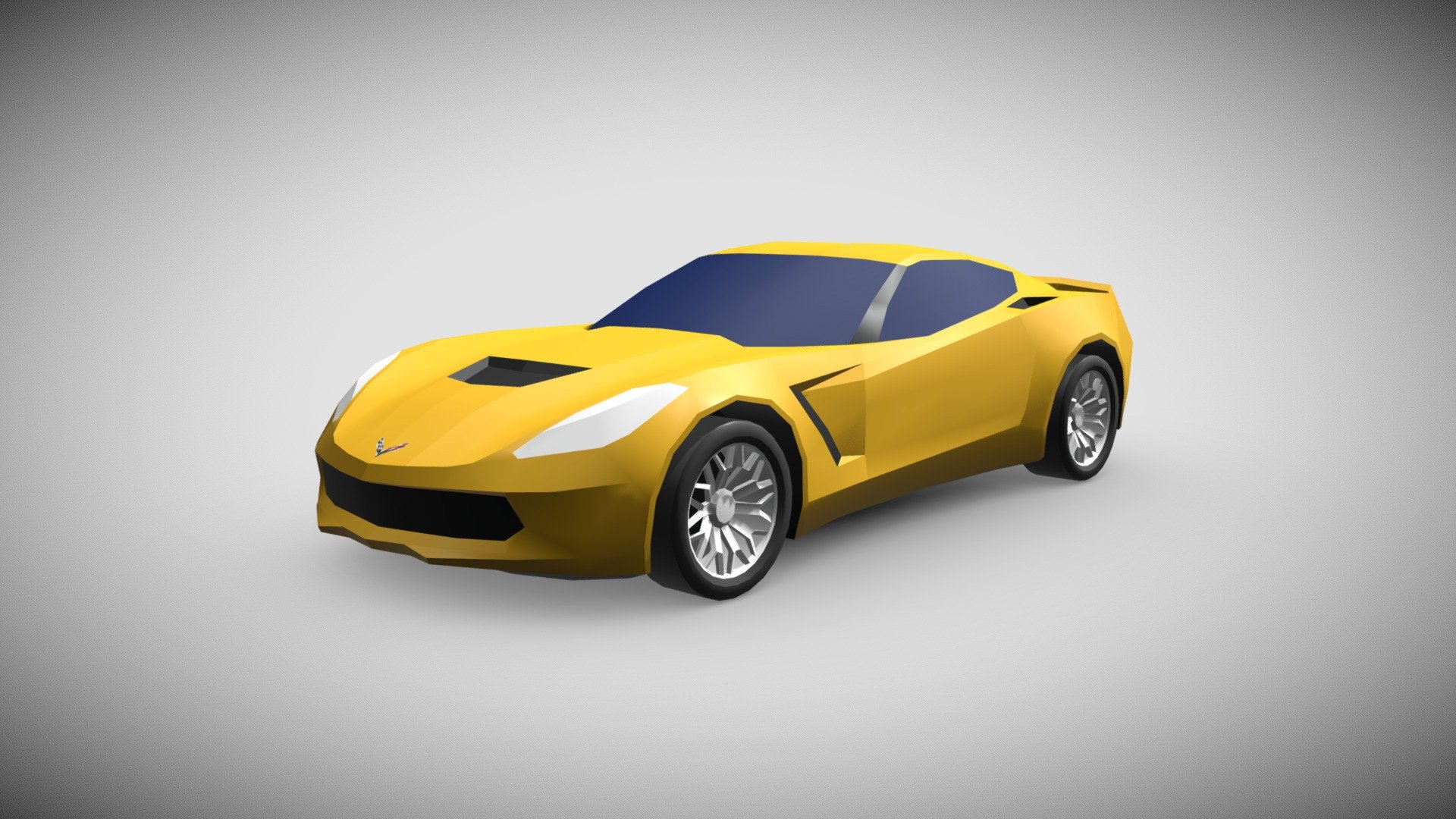 Low-poly Corvette - Buy Royalty Free 3D model by Lucas Soler ...