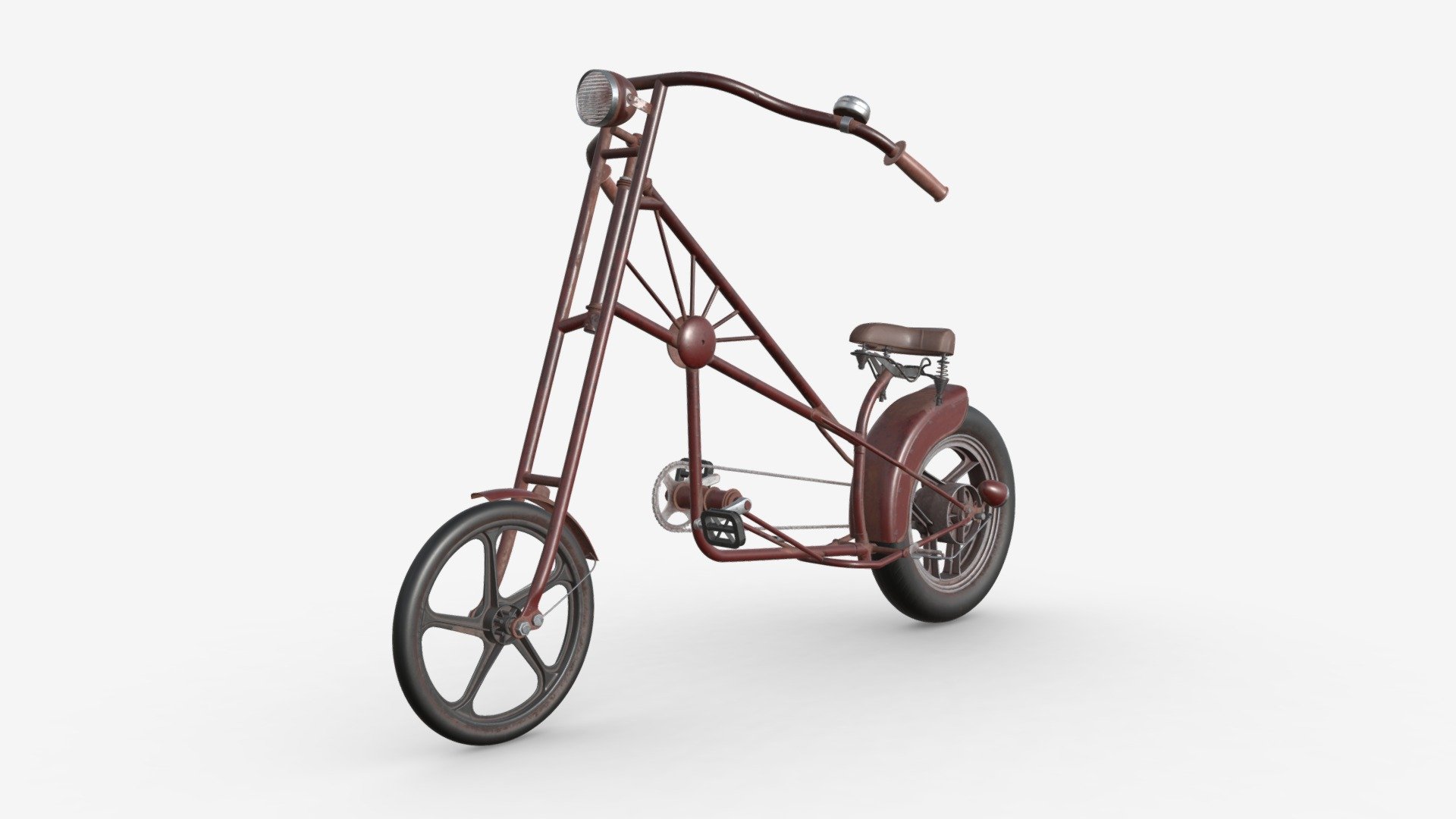 Stylized vintage bicycle - 3D model by HQ3DMOD (@AivisAstics) [e6e4bcc ...