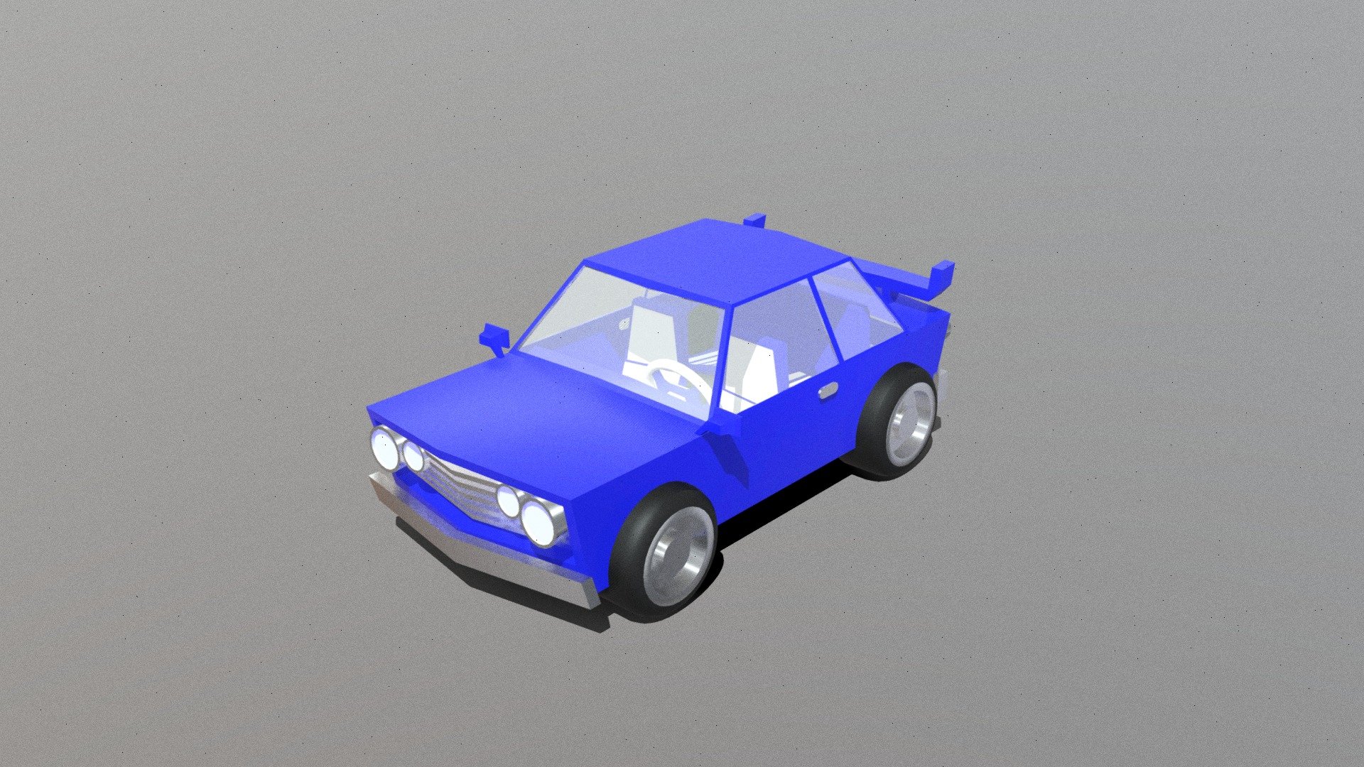 Low Poly Stylized Car Free - Download Free 3D model by ProductViz ...