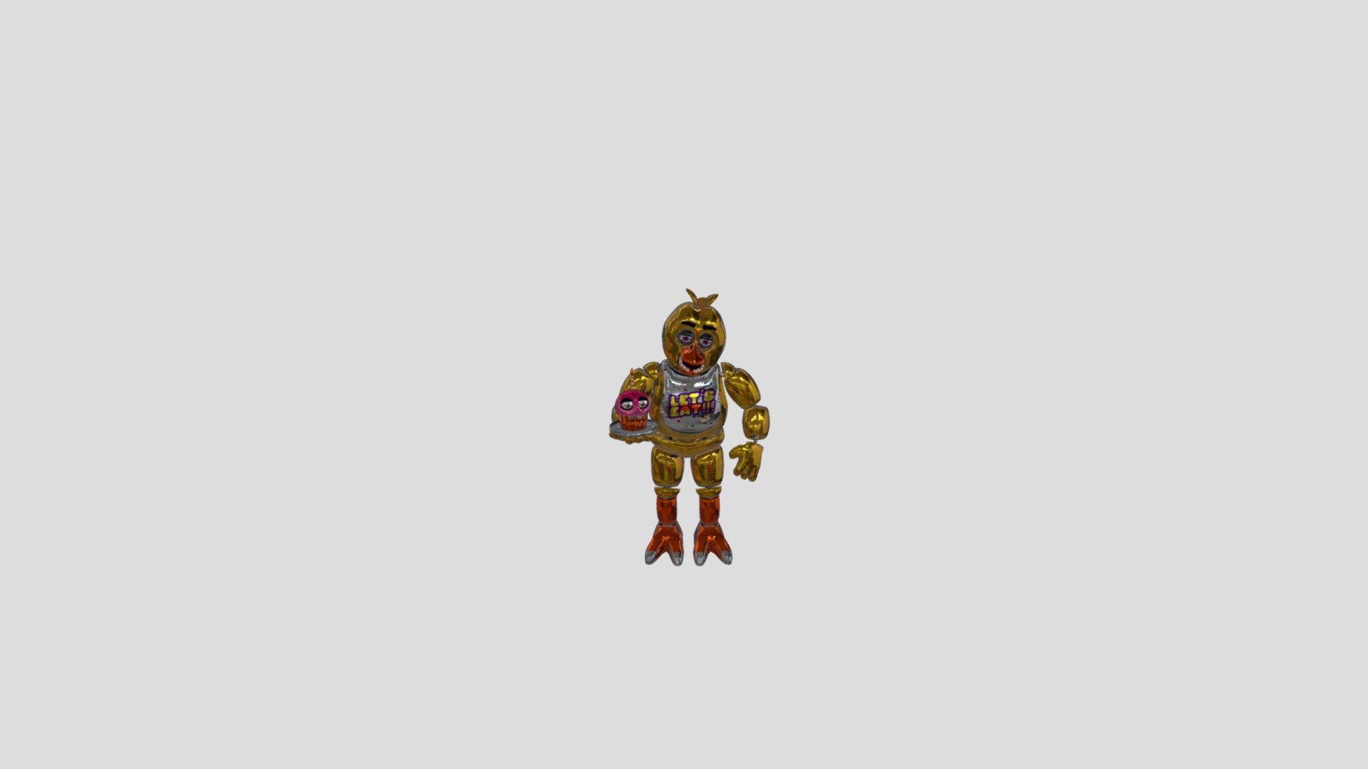 Chica - Download Free 3D model by funtimfoxy9g [e6e686d] - Sketchfab