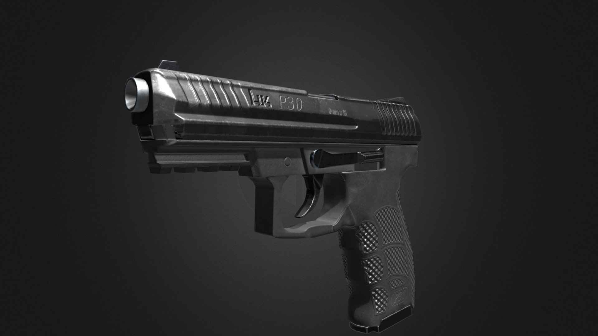 HK P30 - 3D model by Nolan Peters (@NolanPeters) [e6e7b88] - Sketchfab