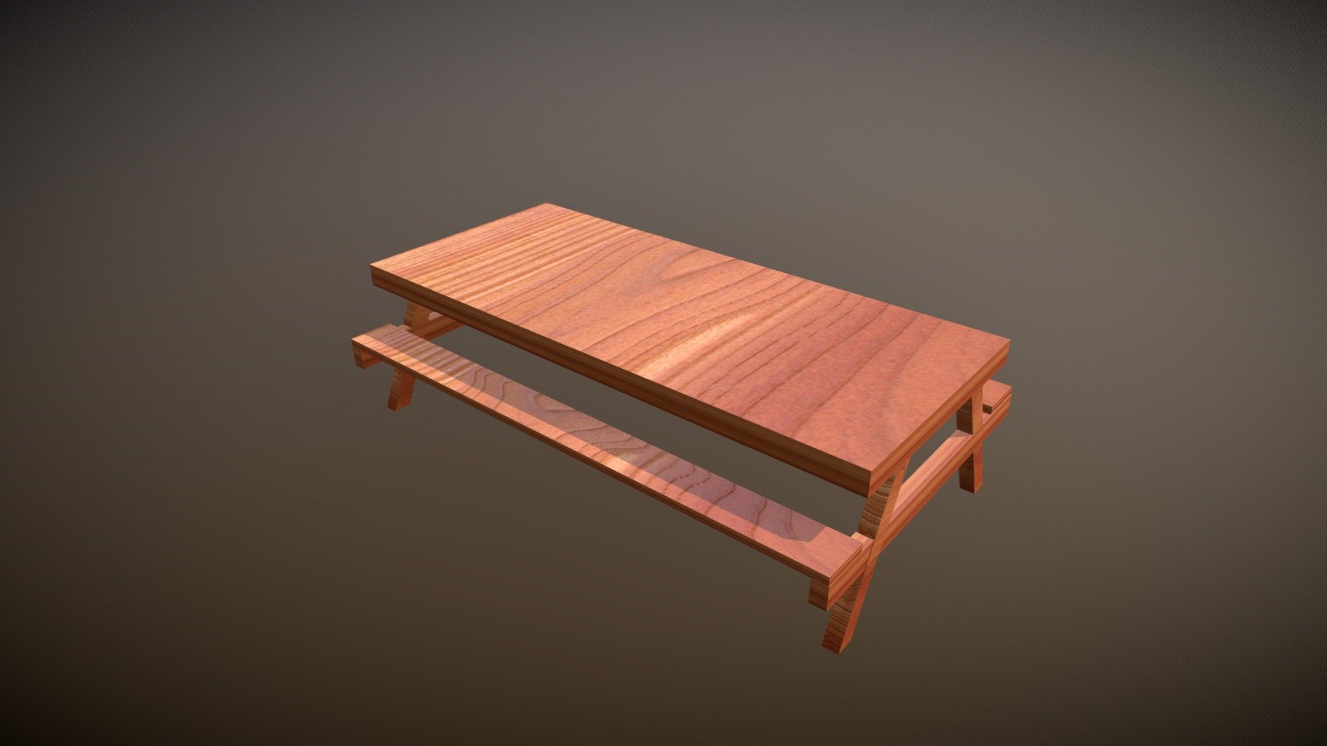 Wooden Bench - 3D model by Akky (@c808848) [e6e7cd4] - Sketchfab