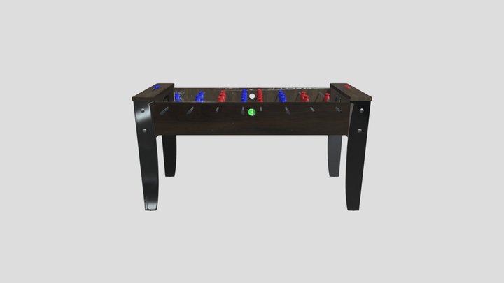 Foosball 3D models - Sketchfab