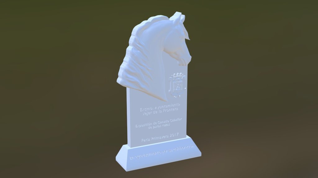 Trofeo Caballar - 3D model by MPChaves [e6e80f9] - Sketchfab