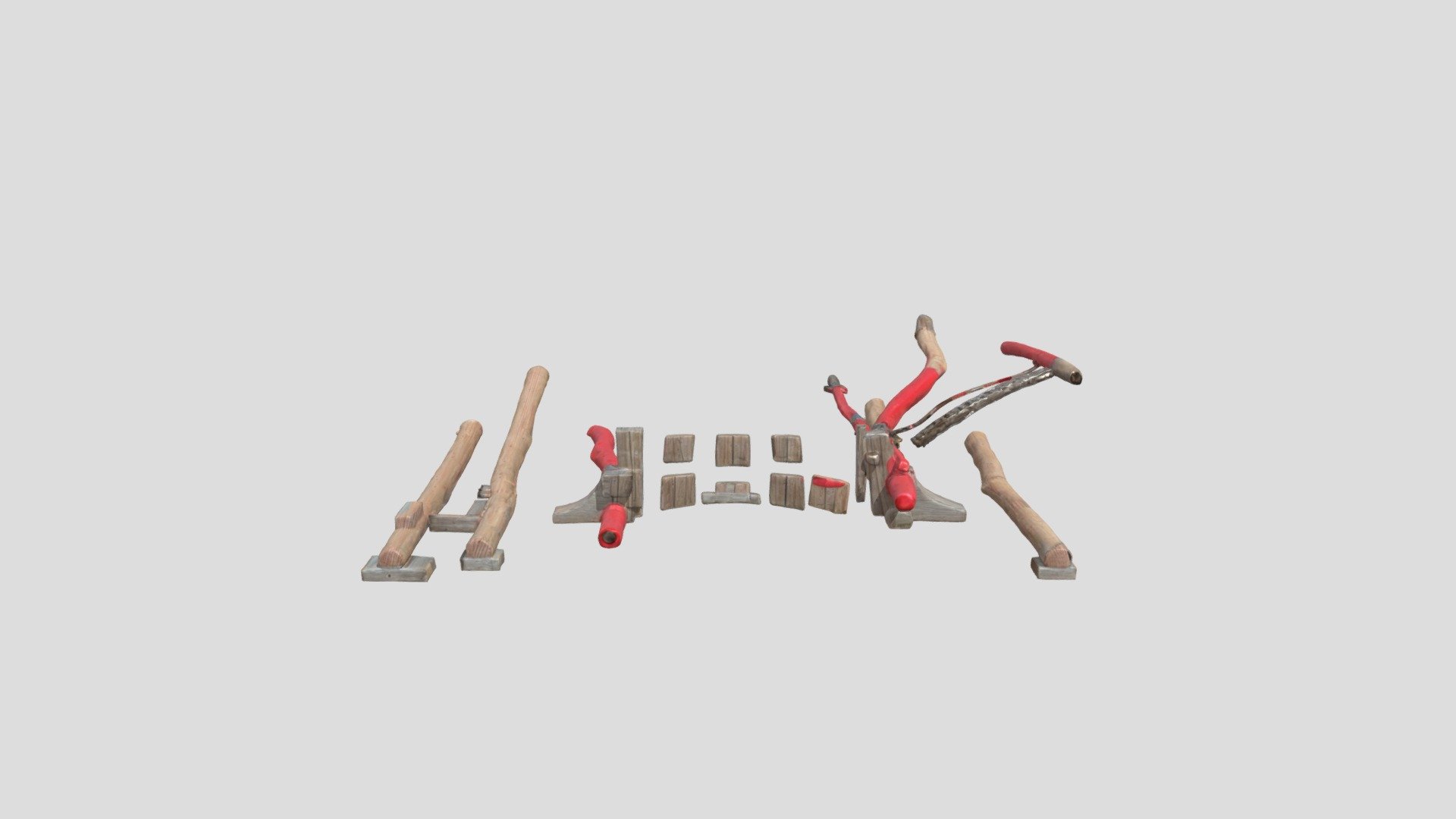 Slackline - 3D model by golem5700 [e6e8c62] - Sketchfab