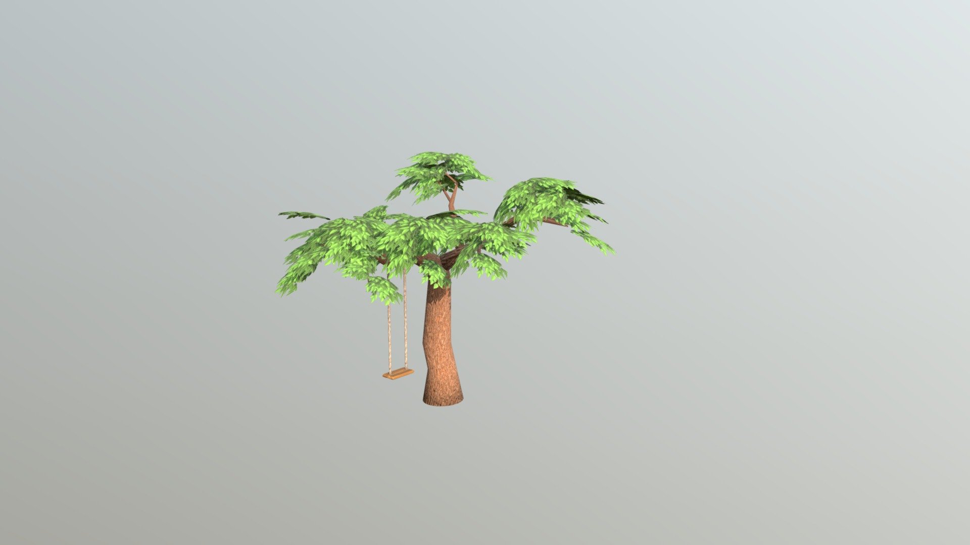 Tree with Swing - Download Free 3D model by Clutzle [e6e8fcb] - Sketchfab