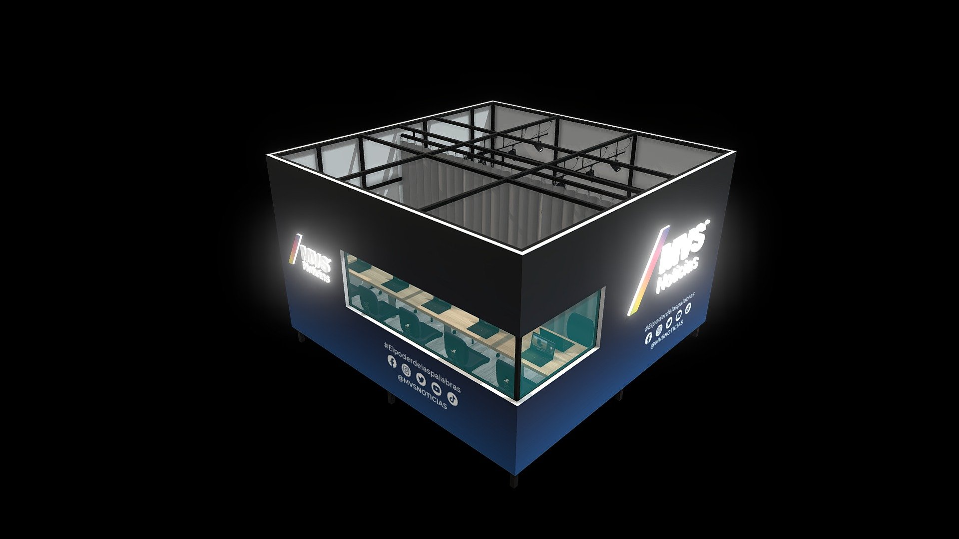 MVS Stand 5X5 - 3D model by Zich [e6e9485] - Sketchfab