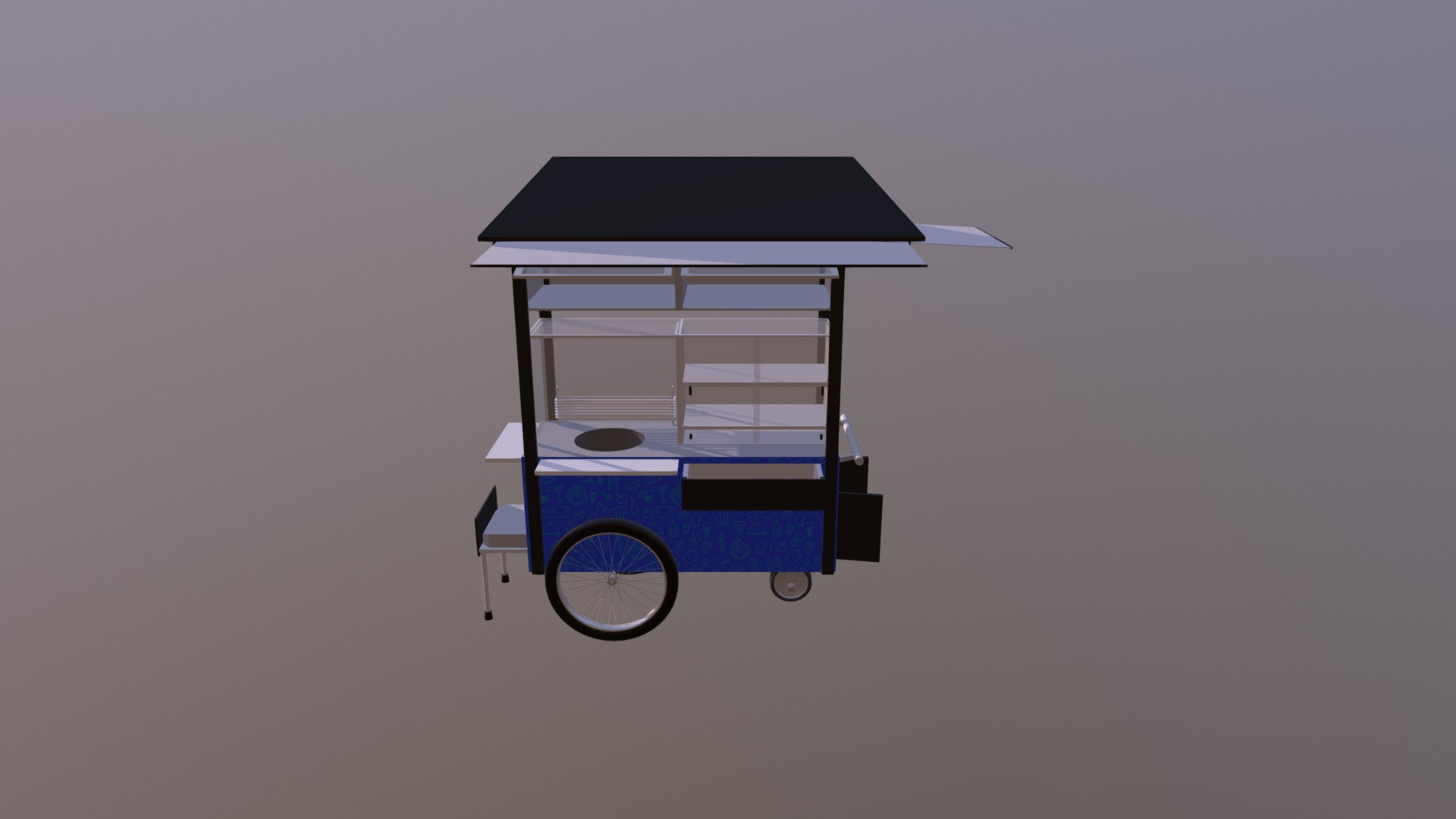 Gerobak Update Kemendag - 3D model by inoerimbu [e6e98a2] - Sketchfab