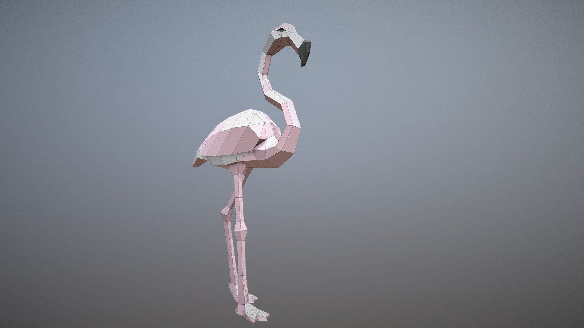 Flamingo - 3D model by PAPERstuff (@Vitaly..Voronov) [e6eabe4] - Sketchfab