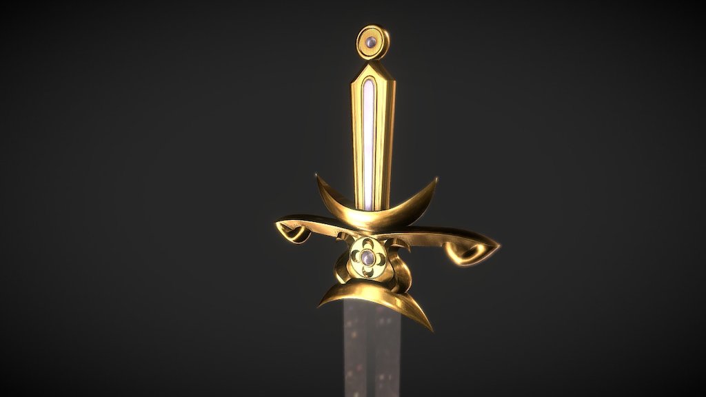 Moonlight Project - Holy Blade - 3D model by Hybryda [e6ec356] - Sketchfab