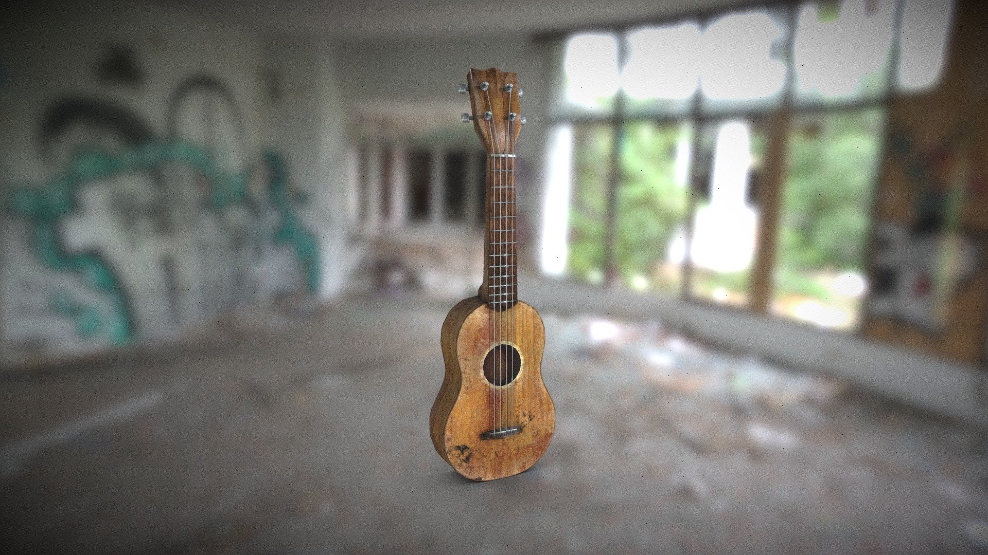 Ukulele - 3D model by jeremiastwittenhoff [e6ec597] - Sketchfab