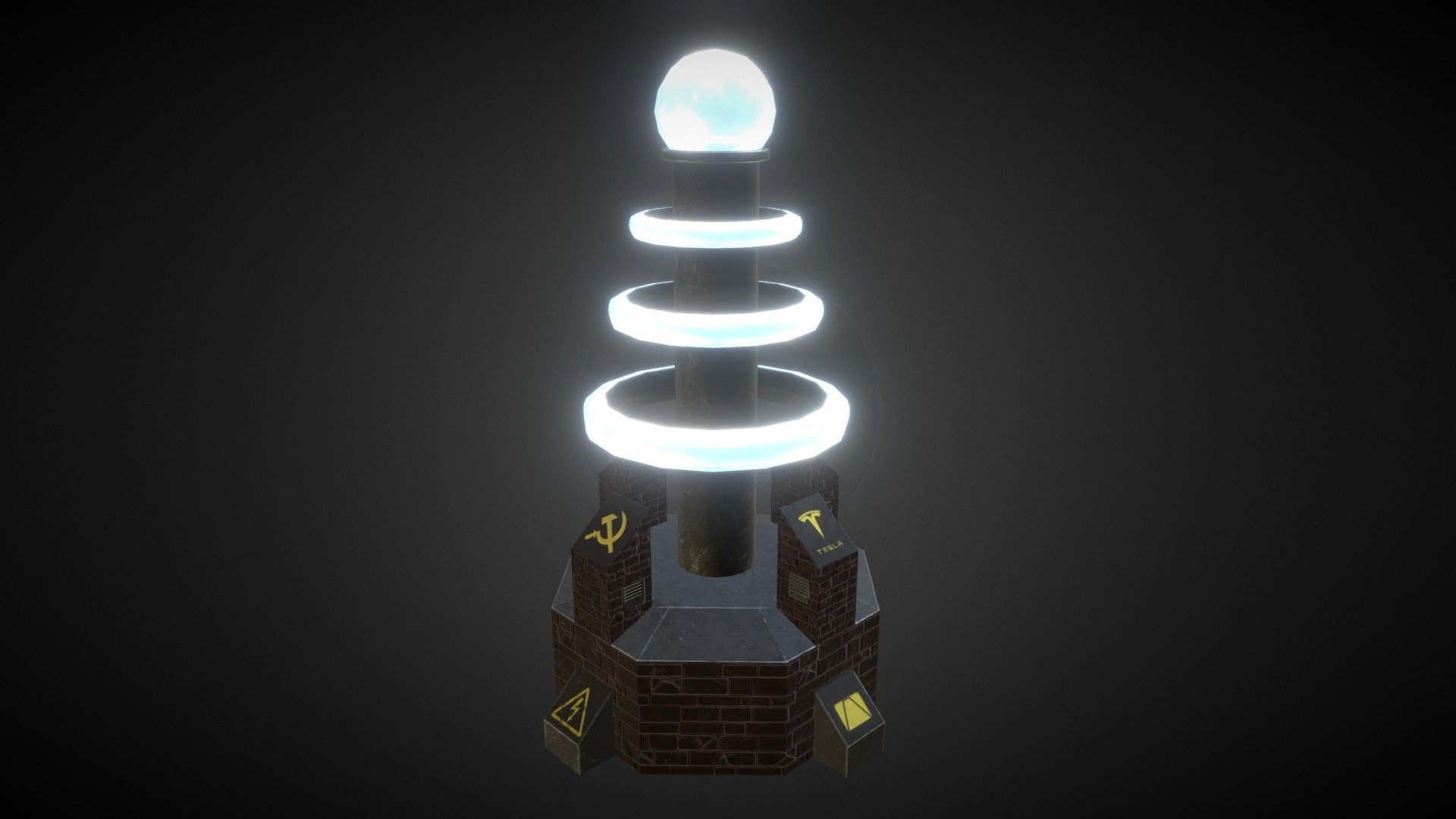 Tesla Coil Tower - Buy Royalty Free 3D model by dark-minaz [e6f0aae ...