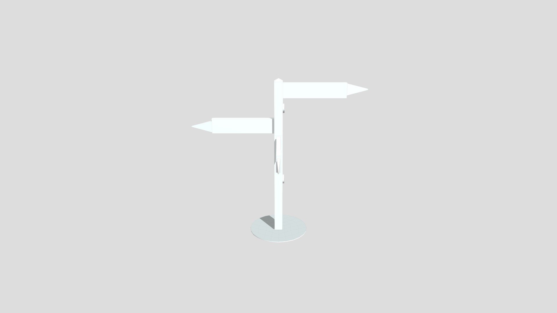 Sign Post - Download Free 3D model by Jomankie [e6f1f7e] - Sketchfab
