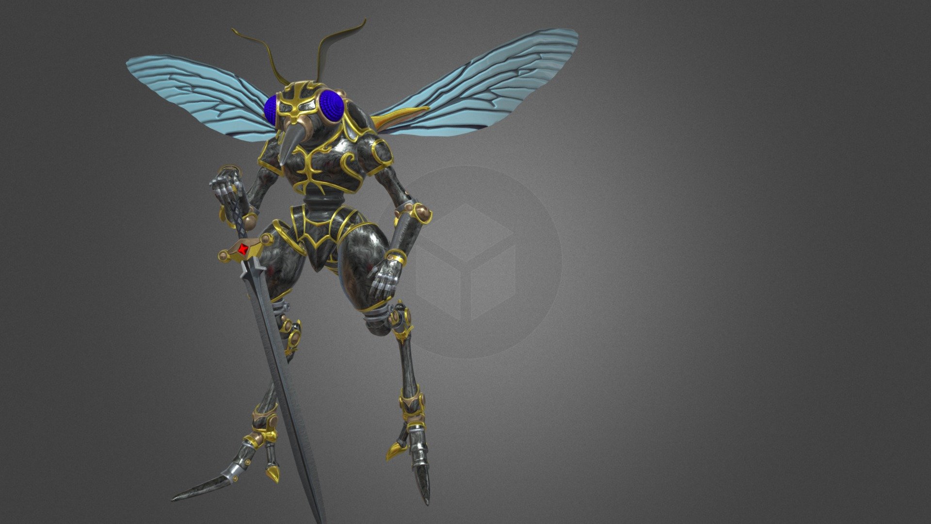 Mosquito Knight - 3D model by reapermediasr [e6f27b4] - Sketchfab