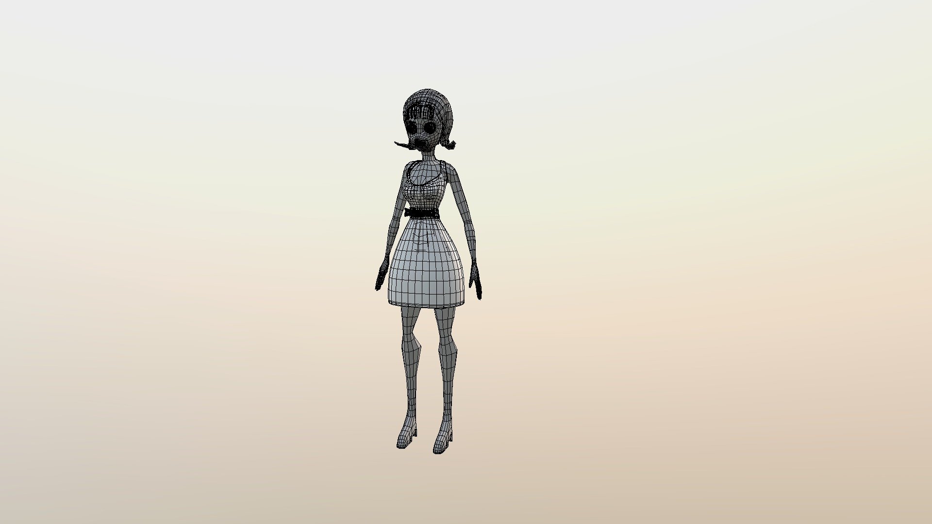 Girl Model - 3D model by MikeHatt [e6f3d9b] - Sketchfab