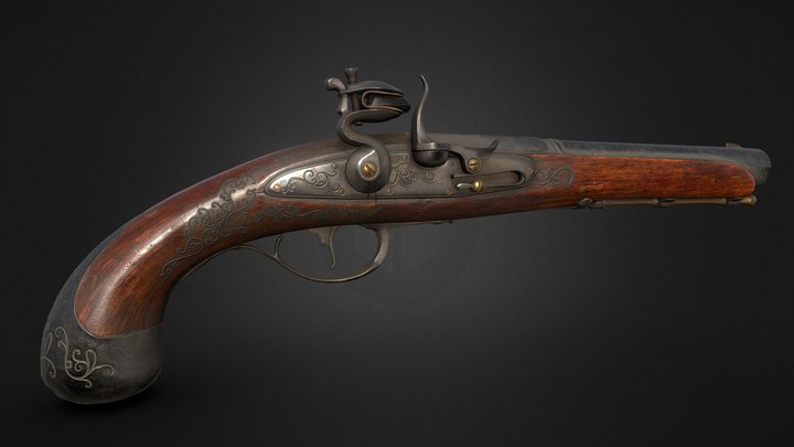 Flintlock-gun 3D models - Sketchfab