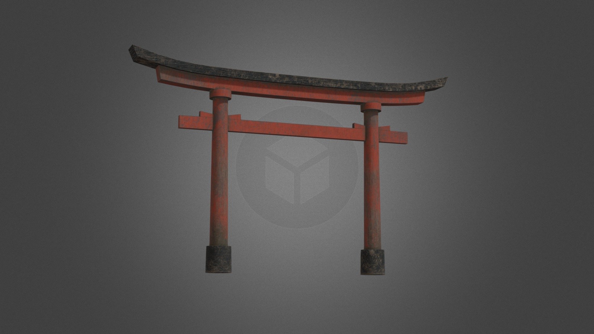 Torii Gate - 3D Model - Download Free 3D model by Scarit [e6f66d8 ...
