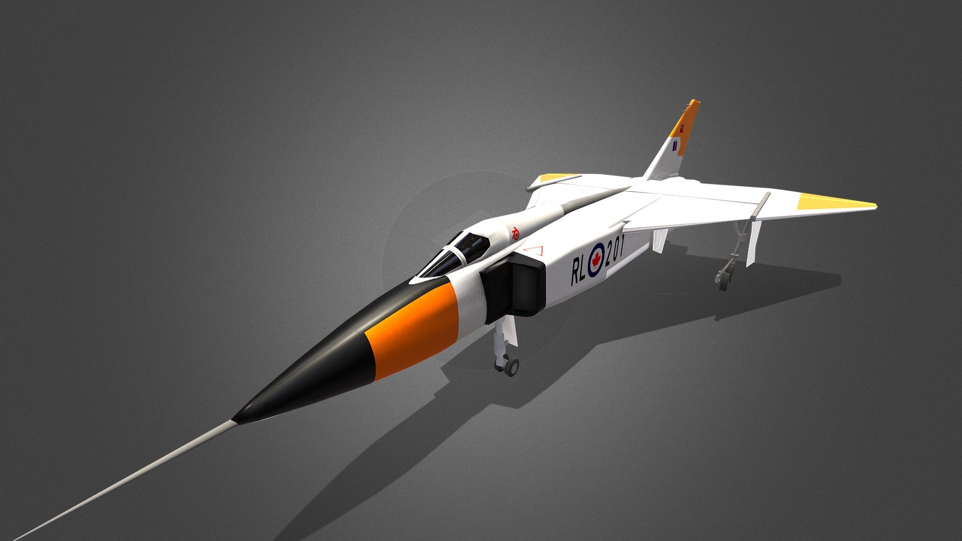 Avro CF-105 "Arrow" jet - Download Free 3D model by Martini-SF [e6f75de ...