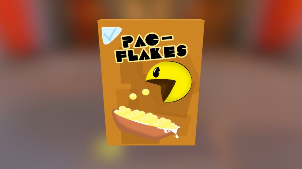 Pac-Flakes - 3D model by NyanChat [e6f760f] - Sketchfab