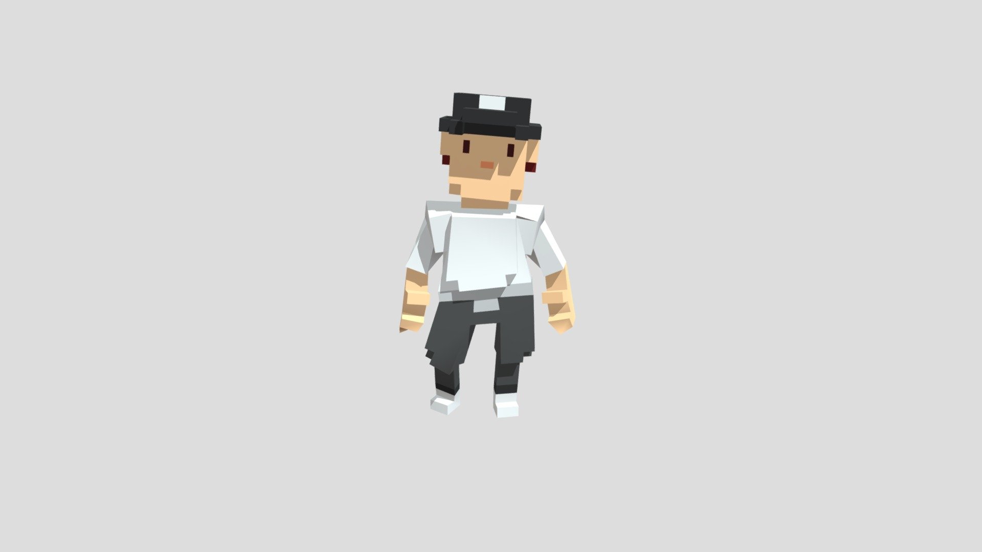 Voxel character - 3D model by maxgrzanna [e6f7985] - Sketchfab
