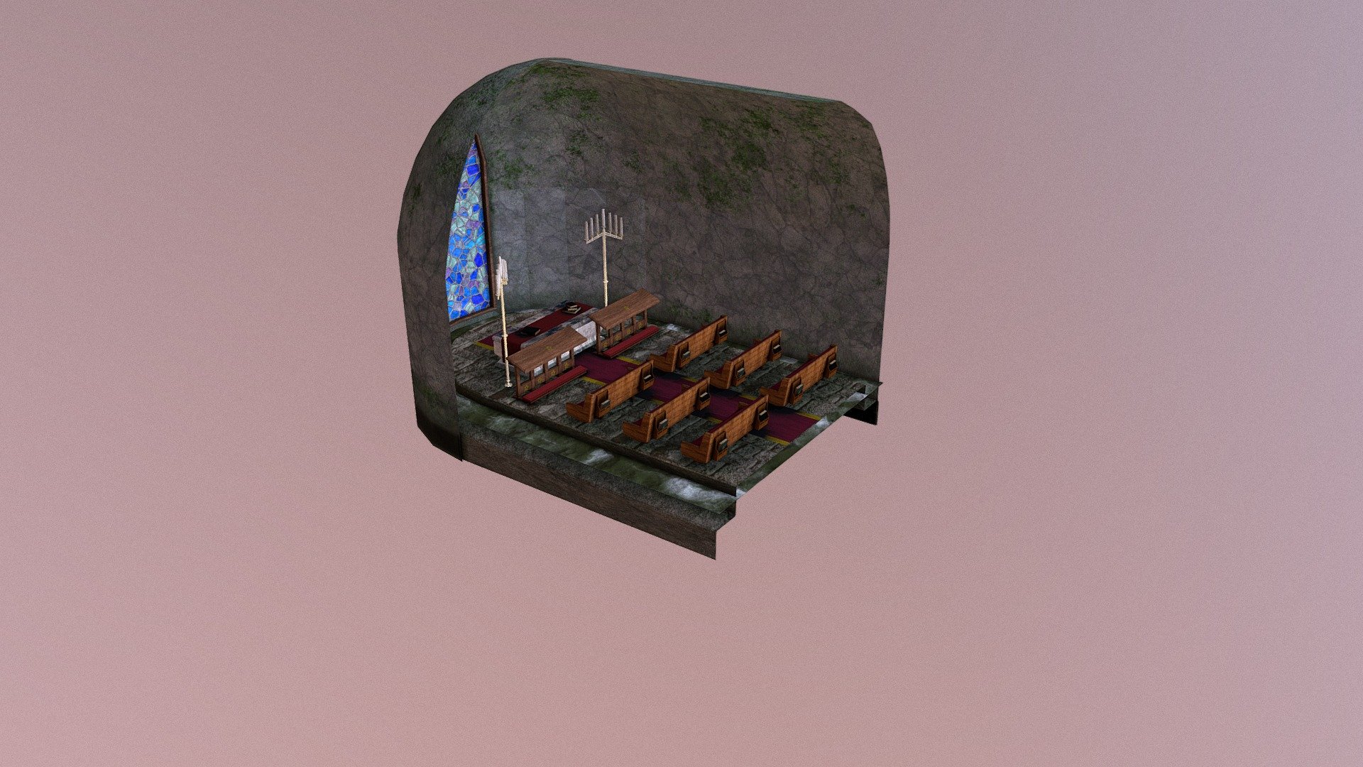 Church Scene - 3D model by Felipe Sanchez (@felsan71) [e6f82eb] - Sketchfab
